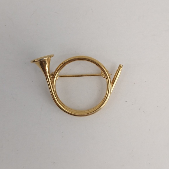 Napier | Jewelry | Vintage Napier French Horn Brooch Pin | Poshmark